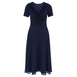 Vera Mont Cocktailkleid im Glitzer-Look in Patch Dark Blue/Dark Blue | Gr.: 44