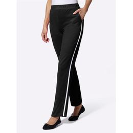 Sieh an! Freizeithose in schwarz | Gr.: 38