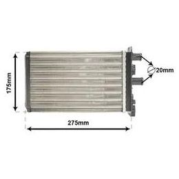 Van Wezel W&auml;rmetauscher, Innenraumheizung 58006239 hinten f&uuml;r VW 701819032