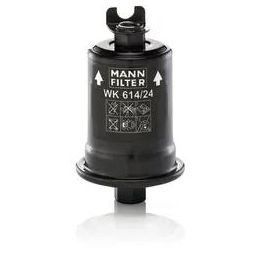 MANN-FILTER Kraftstofffilter WK 614/24 x mit Dichtung 56mm f&uuml;r MITSUBISHI HYUNDAI TOYOTA DAIHATSU 23300-20040 23300-79335 23300-19395