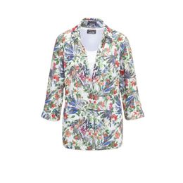 GOLDNER Kurzgr&ouml;&szlig;e: Elegantes Blusenset mit Blumenmuster in bunt / gemustert | Gr.: 24