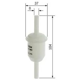 Bosch Kraftstofffilter 0 450 904 060 &Oslash;37mm 37mm f&uuml;r RENAULT TRUCKS DAF MERCEDES-BENZ VOLVO 0893009 0014776901 0014772101