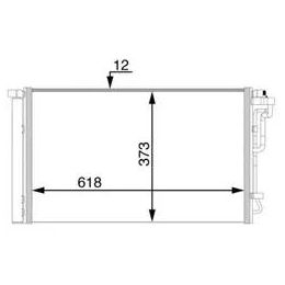 Mahle Kondensator, Klimaanlage AC 72 000S ohne Dichtung f&uuml;r HYUNDAI KIA 97606F2090