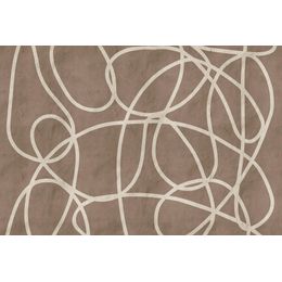 Livingwalls Fototapete LIVING WALLS "Walls by Patel Serengeti", braun, B:4m L:2,7m, Vlies, Tapeten, Vlies, Wand
