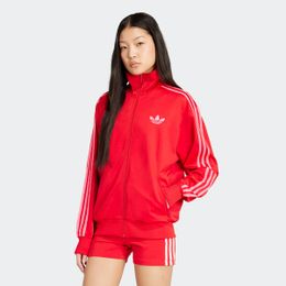 Trainingsjacke adidas originals "FIREBIRD TT", Damen, Gr. M, better scarlet, lucid pink, Obermaterial: 100% Polyester, normal, Jacken Trainingsjacke