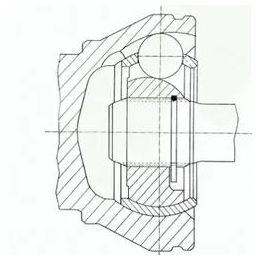 L&Ouml;BRO L&Ouml;BRO Gelenksatz, Antriebswelle 302169 vorne rechts links mit Fett f&uuml;r OPEL 374176 90334948