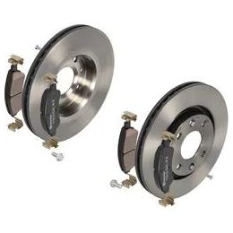 Brembo Bremsensatz-Vorderachse COATED DISC LINE / STANDARD IJDTIDD0K8 Bremsensatz, Scheibenbremse vorne rechts links innenbel&uuml;ftet 266mm f&uuml;r CITRO&Euml;N (