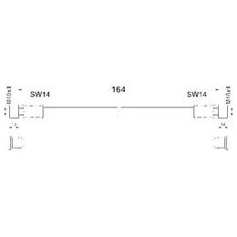 ATE Bremsschlauch 24.5201-0164.3 hinten rechts f&uuml;r SEAT VAG 175611775 321611775A 171611775