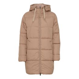oxmo Damen Steppjacke "Steppjacke OXBodil", beige, Gr. 40, Obermaterial: 100% Nylon NY., Jacken