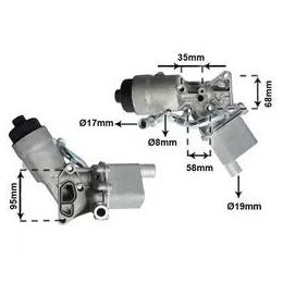 Van Wezel &Ouml;lk&uuml;hler, Motor&ouml;l 37013718 mit &Ouml;lfiltergeh&auml;use f&uuml;r OPEL 650039 55566784