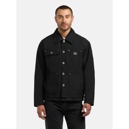 Khujo Herren Hemdjacke "Raise"schwarz, Gr. XL, Obermaterial: 85% Polyester, 15% Baumwolle. Obermaterial 2: 100% Nylon. Innenfutter: 50% Polyester,
