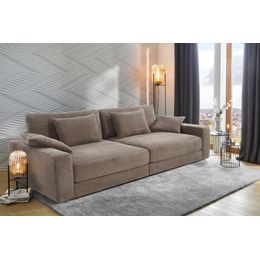 Jockenh&ouml;fer Big-Sofa JOCKENH&Ouml;FER GRUPPE "Milano XXL, B: 290 cm", taupe, B:290cm T:135cm, Korpus: 100% Polyester;Kissen: 100% Polyester, Sofas, Big-Sofa, mit Zierkissen, Relaxfl&auml;che 120x240 cm, Federkern, Topseller