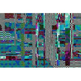 Livingwalls Fototapete LIVING WALLS "Walls by Patel Mirage", blau (t&uuml;rkis), B:4m L:2,7m, Vlies, Tapeten, Vlies, Wand