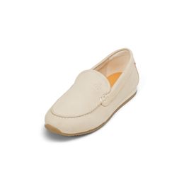 Marc O'Polo MARC O'POLO Damen Mokassin "aus weichem Ziegenleder", Gr. 41, grau, Obermaterial: 100% Leder (Ziege), unifarben, Schuhe