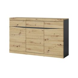 H&ouml;ffner Sideboard Turino Neo &brvbar; holzfarben &brvbar; Ma&szlig;e (cm): B: 150 H: 92,1 T: 39.9 &raquo; H&ouml;ffner