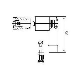 Bremi Stecker, Z&uuml;ndverteiler Z&uuml;ndspule 13258/1 Z&uuml;ndverteiler,Stecker, f&uuml;r OPEL