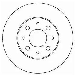 A.B.S. Bremsscheibe 16904 vorne rechts links bel&uuml;ftet 240mm f&uuml;r FIAT 71740120 46419204
