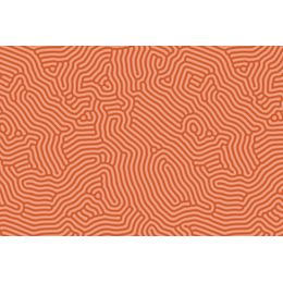 Livingwalls Fototapete LIVING WALLS "Walls by Patel Sahel", orange (orange1), B:4m L:2,7m, Vlies, Tapeten, Vlies, Wand
