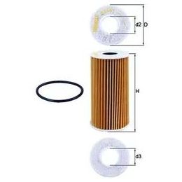 Mahle &Ouml;lfilter OX 441D &Oslash;57,0mm 57,0mm f&uuml;r RENAULT GENERAL MOTORS VAUXHALL GMC NISSAN OPEL 1520900Q0A 8200362442 8671018392
