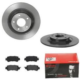 Brembo Bremsensatz-Hinterachse COATED DISC LINE / STANDARD IJDTIDJBV2 Bremsensatz, Scheibenbremse hinten rechts links voll 303mm f&uuml;r MAZDA K0Y12648Z K