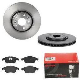 Brembo Bremsensatz-Vorderachse COATED DISC LINE / STANDARD IJDTIDGKJ6 Bremsensatz, Scheibenbremse vorne rechts links innenbel&uuml;ftet 320mm f&uuml;r RENAULT 4