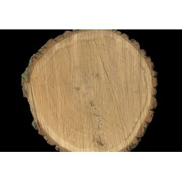 Fototapete ARCHITECTS PAPER "Oak Slice", beige (beige, braun, schwarz), B:4m L:2,7m, Vlies, Tapeten, Vlies, Wand, Schr&auml;ge