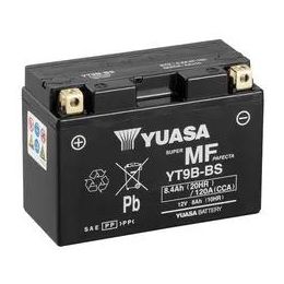 Yuasa YT9B 12V 8Ah 120A Starterbatterie f&uuml;r YAMAHA MOTORCYCLES