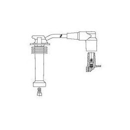 Bremi Z&uuml;ndleitung 8A17/32 f&uuml;r MAZDA FORD YS6F-12283-B1A 1E05-18-170B 1502365