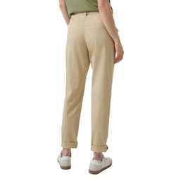 s.Oliver Damen Chinohose, beige, Gr. 40, unifarben, Web, Obermaterial: 98% Baumwolle, 2% Elasthan. Futter: 100% Baumwolle, Hosen, mit G&uuml;rtel
