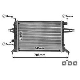 Van Wezel K&uuml;hler, Motork&uuml;hlung 37002272 mit Zubeh&ouml;r f&uuml;r GENERAL MOTORS OPEL 1300213 9202493 09202493