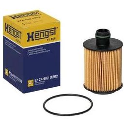 HENGST FILTER &Ouml;lfilter E124H02 D202 mit Dichtungen 66mm f&uuml;r GENERAL MOTORS SAAB OPEL 55577033 650181 93195463