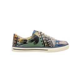 DOGO Sneaker low 'DOGO Sneaker - I was here' Damen Gr&ouml;&szlig;e 36 bunt