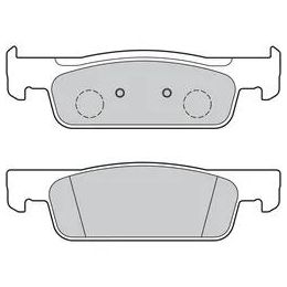 Valeo Bremsbelagsatz, Scheibenbremse 601345 vorne rechts links f&uuml;r RENAULT DACIA SMART 4534210000 4534210010 4534210100