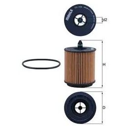Mahle &Ouml;lfilter OX 258D &Oslash;62,0mm 62,0mm f&uuml;r CADILLAC ALFA ROMEO GENERAL MOTORS FIAT SATURN VAUXHALL SAAB GMC OPEL CHEVROLET 21018801 650315 4804934