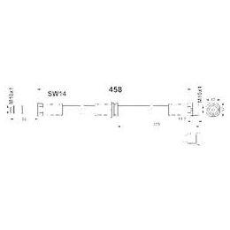 ATE Bremsschlauch 24.5169-0458.3 hinten rechts links f&uuml;r BMW 34301165174