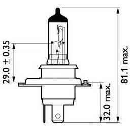 Philips Gl&uuml;hlampe, Fernscheinwerfer Hauptscheinwerfer Nebelscheinwerfer Gl&uuml;hlampe 13342MLC1 Fernscheinwerfer,Gl&uuml;hlampe, Hauptscheinwerfer,Gl&uuml;hlampe, N