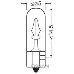 Osram Gl&uuml;hlampe, Handschuhfachleuchte Instrumentenbeleuchtung 2722 Handschuhfachleuchte,Gl&uuml;hlampe, 12V f&uuml;r VOLVO