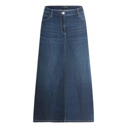 Betty Barclay Jeansrock mit Waschung in Dark Blue Denim | Gr.: 46