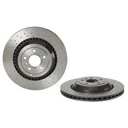 Brembo Bremsscheibe COATED DISC LINE 09.C660.11 hinten rechts links Gelocht 365mm f&uuml;r MERCEDES-BENZ A1644230812 1644230812