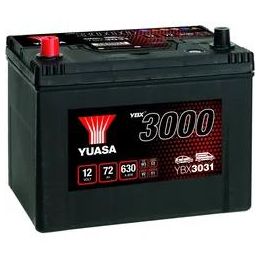 Yuasa YBX3000 - SMF 12V 72Ah 630A YBX3031 Starterbatterie 600A f&uuml;r TOYOTA FORD 2880067030 XM3410655GC 2880067131