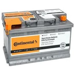 Continental EFB 12V, 65 Ah, 650 A 2800012004280 Starterbatterie 12V 65Ah 650A f&uuml;r RENAULT FORD DV6T10655AB 1917575 2014141