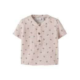 name it Shirt Gr&ouml;&szlig;e 74 navy / braun / wei&szlig;