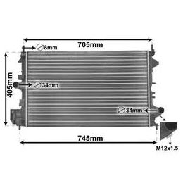 Van Wezel K&uuml;hler, Motork&uuml;hlung 37002462 mit Zubeh&ouml;r f&uuml;r FIAT OPEL 24418340 1300283-13217130 95524869