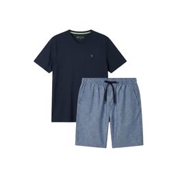 Phil & Co. Berlin Pyjama kurz Herren Gr&ouml;&szlig;e XXL blue denim