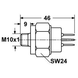 ATE Bremslichtschalter 24.3526-0800.3 Schraubanschluss f&uuml;r DAF IVECO MERCEDES-BENZ IRMSCHER MAN PORSCHE VOLVO VAG 113915515H 4803620 90.81616.0570