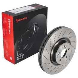 Brembo Bremsscheibe COATED DISC LINE 09.B769.51 vorne rechts links Gelocht 360mm f&uuml;r MERCEDES-BENZ BRABUS 0004212012 2214210812 2044211212