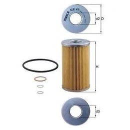 Mahle &Ouml;lfilter OX 47D &Oslash;69,0mm 69,0mm f&uuml;r RENAULT MWM GENERAL MOTORS MERCEDES-BENZ FORD GMC A0001848301 A0001848101 6438565