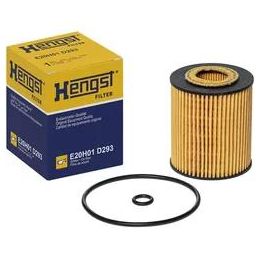 HENGST FILTER &Ouml;lfilter E20H01 D293 mit Dichtungen 62mm f&uuml;r MAZDA FORD 1343102 1124160 ZZCA-23-802