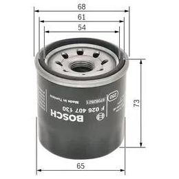 Bosch &Ouml;lfilter F 026 407 130 65mm f&uuml;r DAEWOO CHEVROLET 25181616 96985730