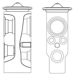 Mahle Expansionsventil, Klimaanlage AVE 7 000S f&uuml;r MERCEDES-BENZ A1648300084 1648300084